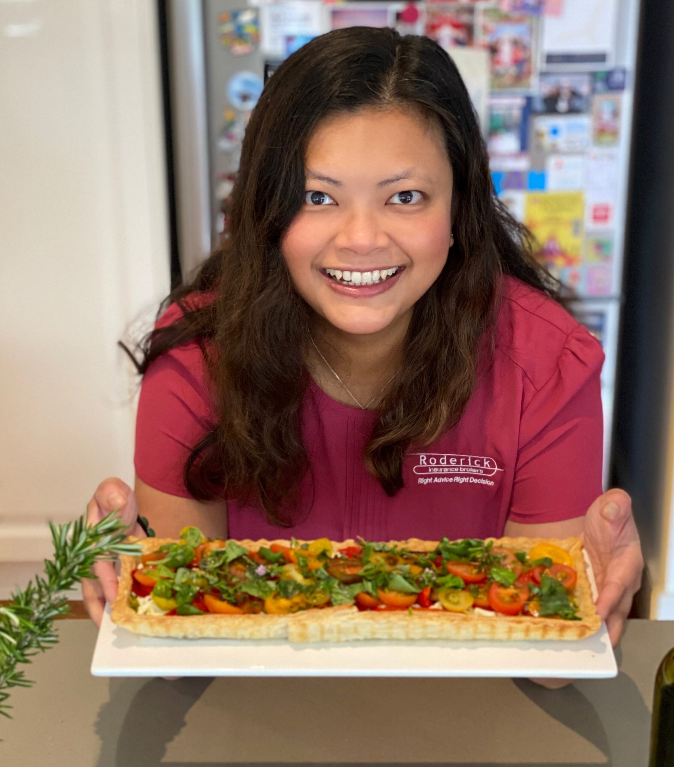 Roderick Recipes - Wanda's Tomato Pastry Tart – Roderick Insurance Brokers